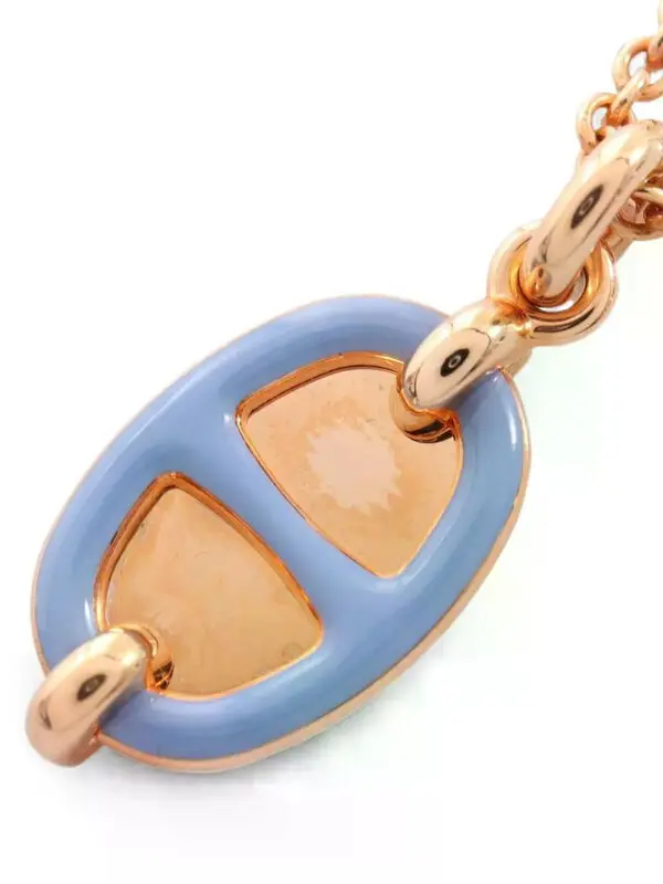 Hermès Rose Gold-tone Chain D'ancre Necklace