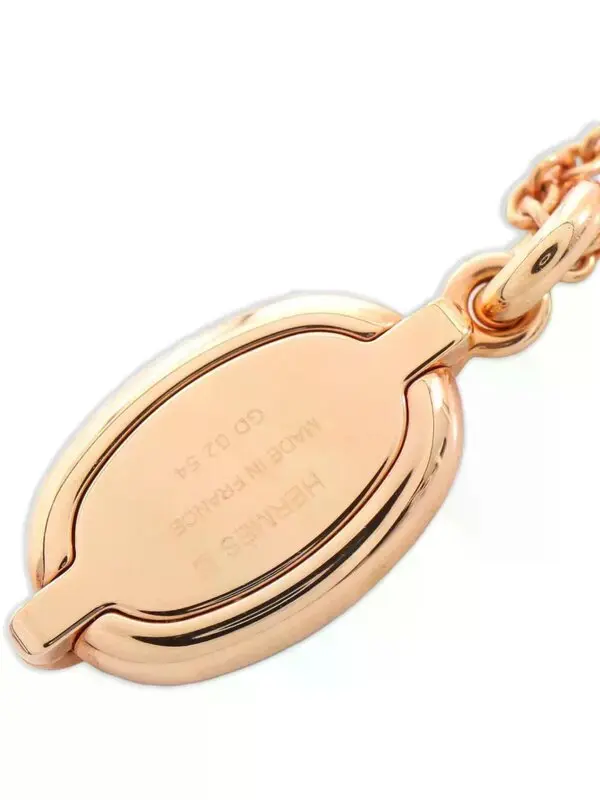 Hermès Rose Gold-tone Chain D'ancre Necklace