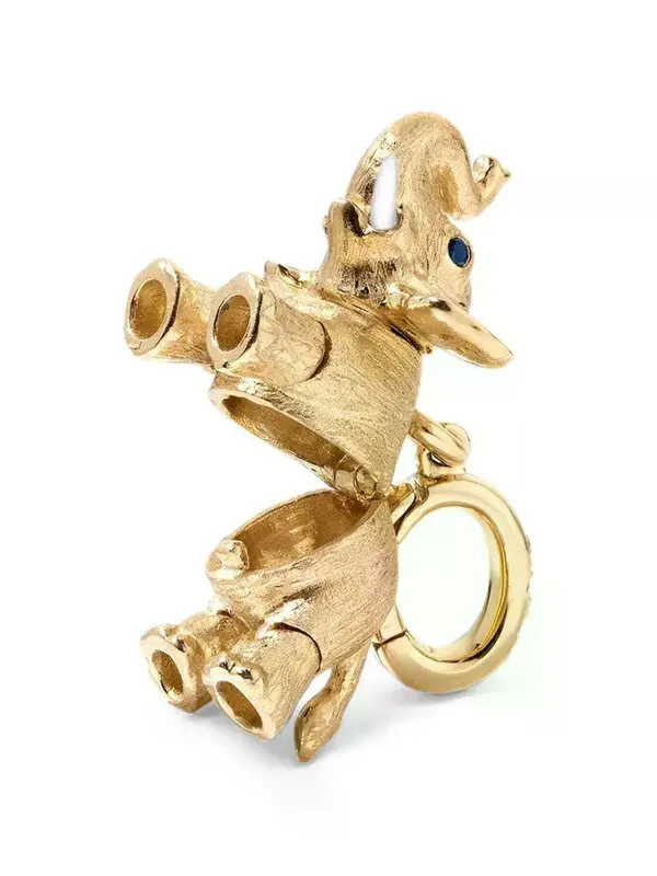 EDEN PRESLEY Ellie Elephant Diamond And Agate Pendant