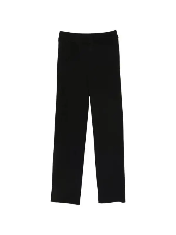 Dolce & Gabbana Mid-rise Straight Leg Trousers - Black