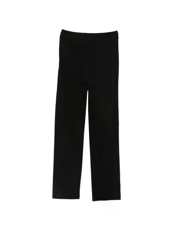 Dolce & Gabbana Mid-rise Straight Leg Trousers - Black
