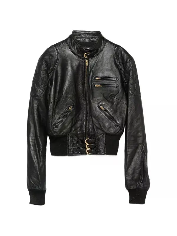 Dolce & Gabbana Leather Quilted Jacket