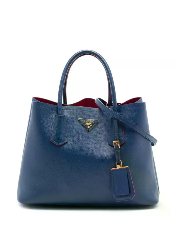 Prada Saffiano Cuir Double Handle Satchel