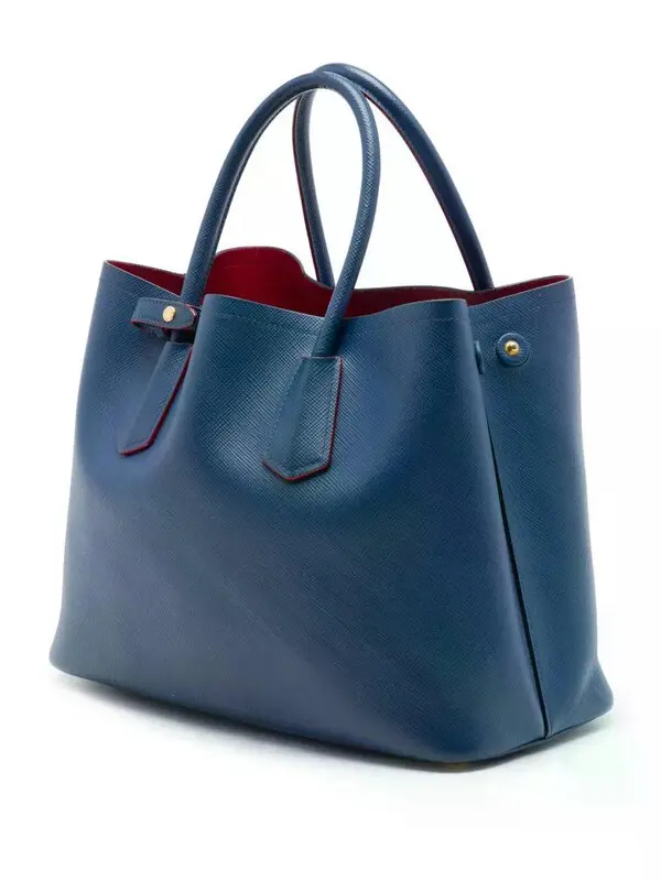 Prada Saffiano Cuir Double Handle Satchel