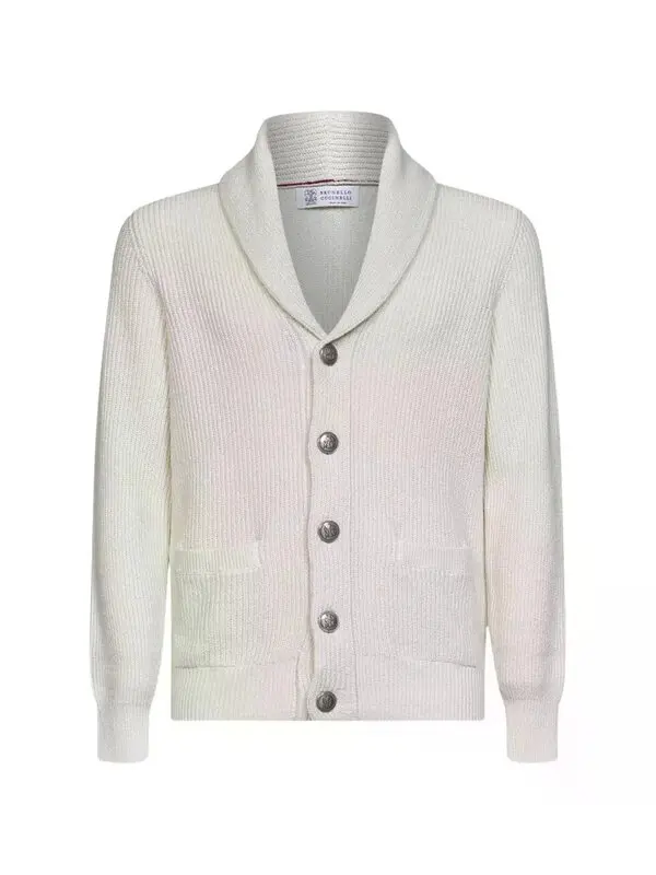 Brunello Cucinelli Ribbed-knit Shawl-collar Cardigan