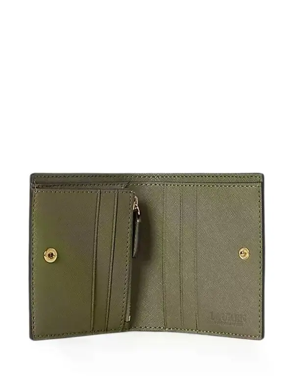 Ralph Lauren Logo-plaque Bifold Wallet - Green