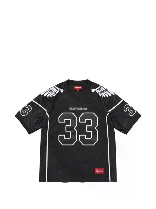 Supreme Graphic Print Football Jersey