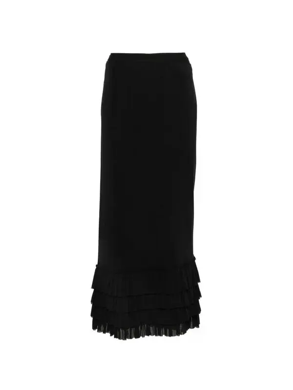 JEAN PAUL GAULTIER Ruffled Midi Skirt