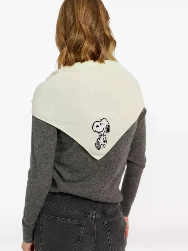 Chinti & Parker Snoopy Triangle Scarf