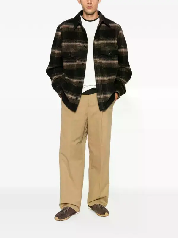 MARANT Kervon Check-pattern Shirt Jacket