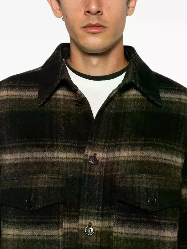 MARANT Kervon Check-pattern Shirt Jacket