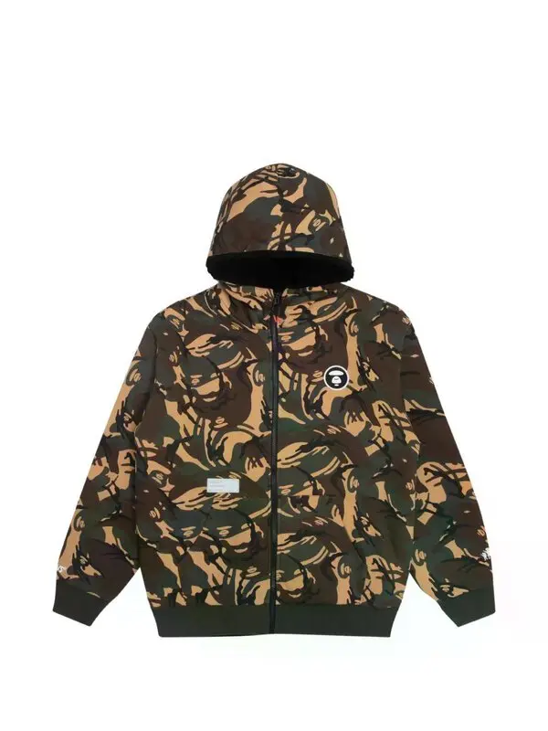 AAPE BY *A BATHING APE Camo Reversible Zip-up Hoodie