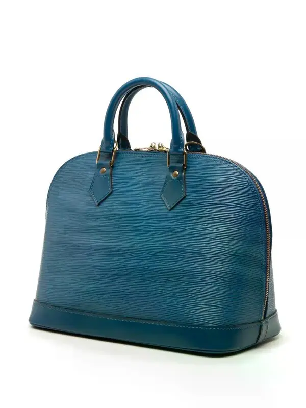 LOUIS VUITTON Epi Alma Pm Handbag - Blue