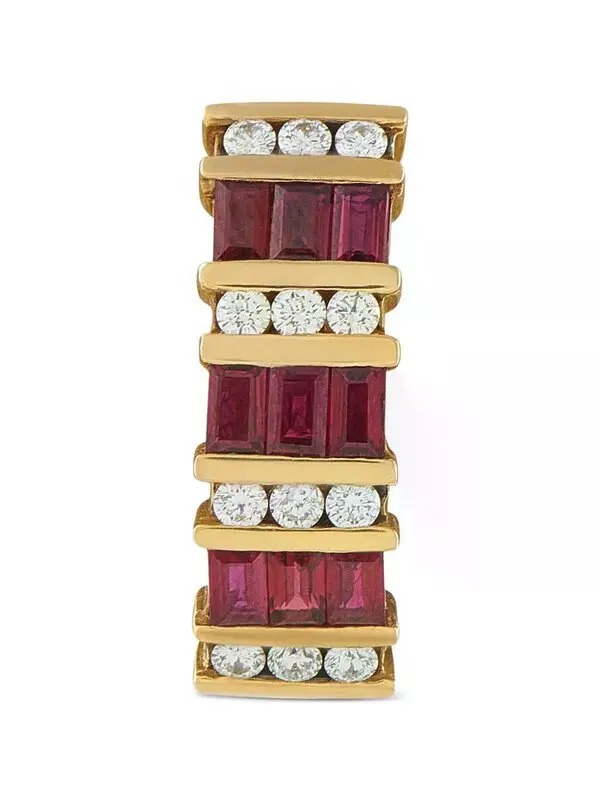 LB EXCLUSIVE Ruby And Diamond Pendant - Gold