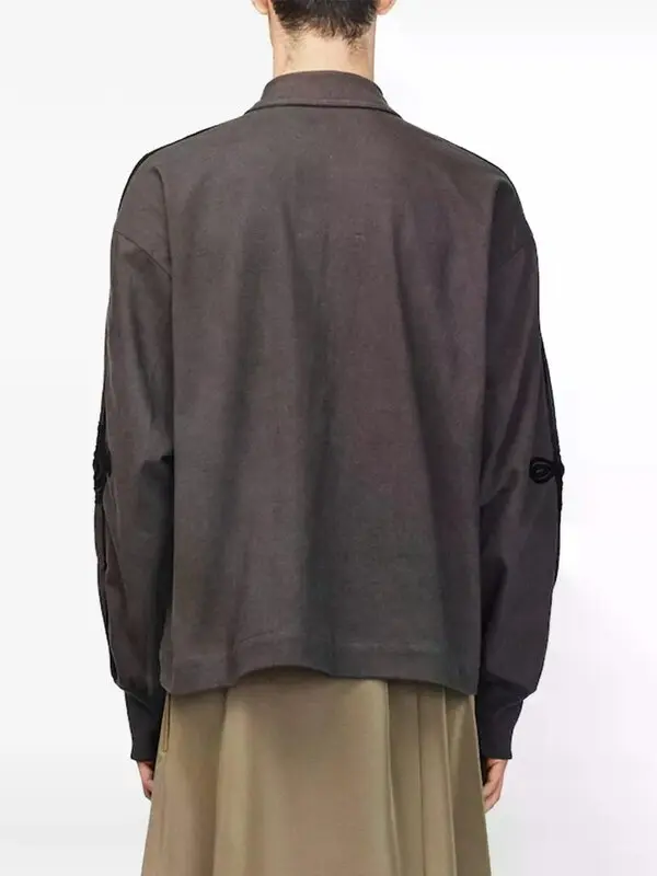 SONG FOR THE MUTE Appliqué Track Jacket