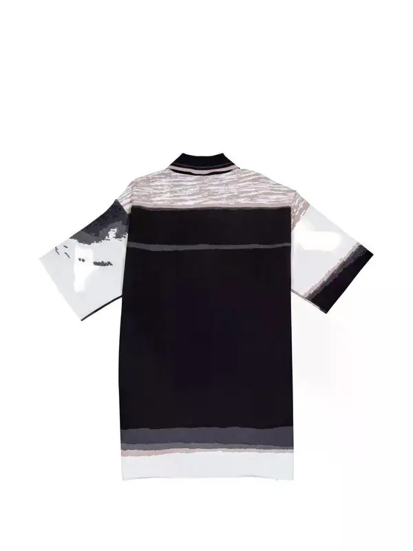 Stella McCartney Horse-print Polo Top - Black