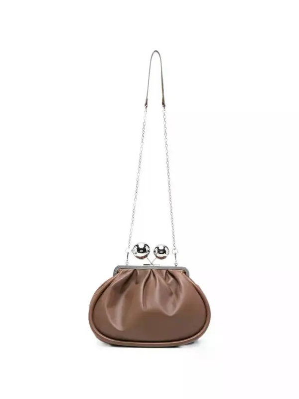 Max Mara Pasticcino Leather Shoulder Bag - Neutrals