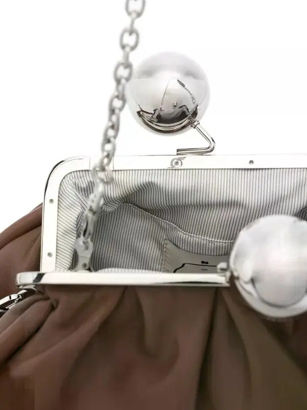 Max Mara Pasticcino Leather Shoulder Bag - Neutrals