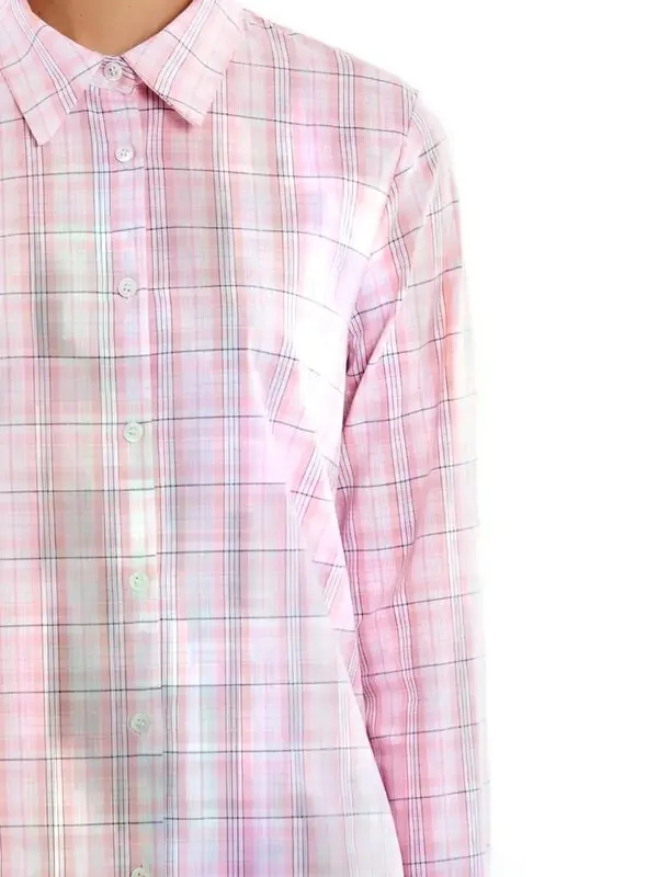 VICOLO Check-pattern Cotton Shirt