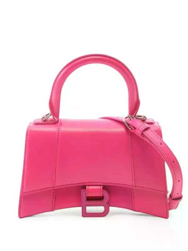 Balenciaga 2010s Xs Hourglass Two-way Handbag - Pink