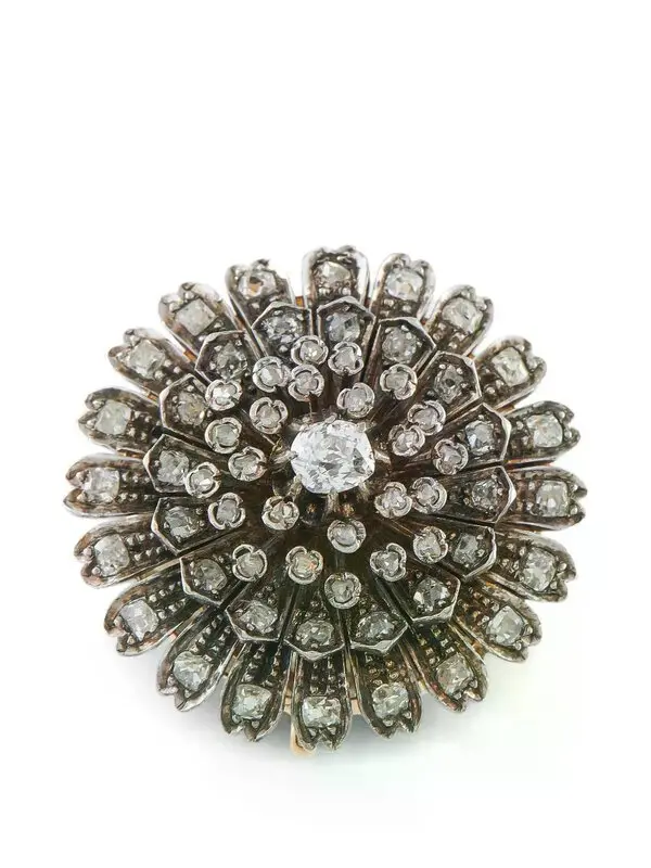 LB EXCLUSIVE Starburst Diamond Brooch - Pink