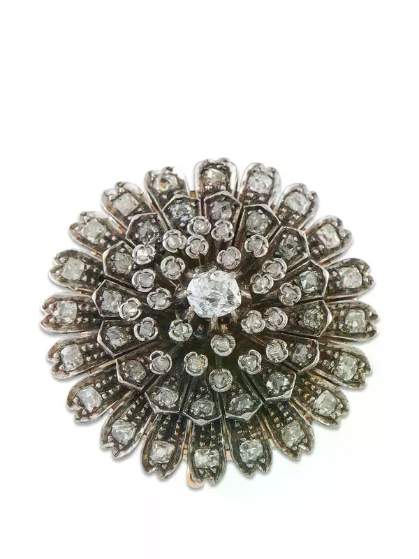 LB EXCLUSIVE Starburst Diamond Brooch - Pink