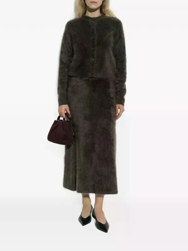 LISA YANG Azalea Brushed-finish Cardigan