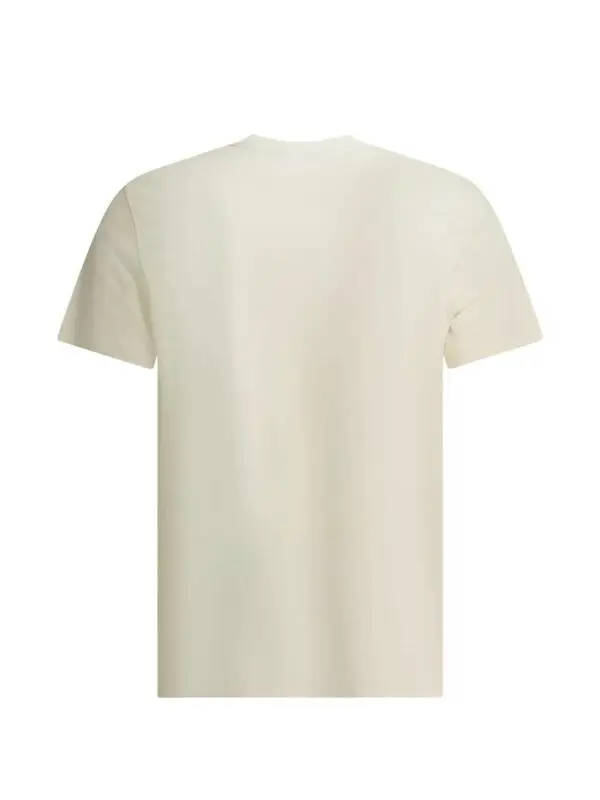 Moncler Logo Cotton T-shirt - Neutrals