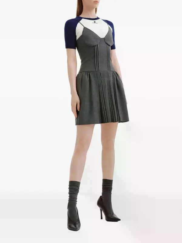SHUSHU/TONG Raglan-sleeve Distressed-effect Sweater