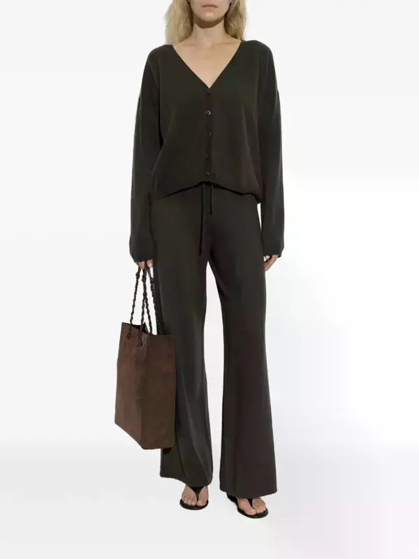 LISA YANG Abby V-neck Cardigan - Green