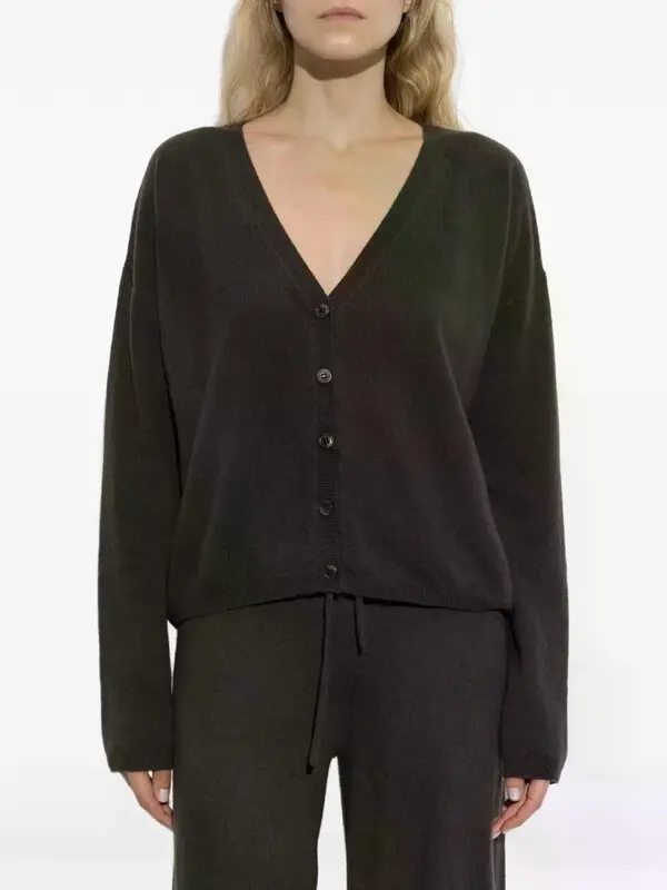 LISA YANG Abby V-neck Cardigan - Green