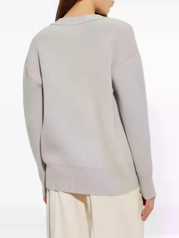 LISA YANG Amery V-neck Drop-shoulder Cardigan