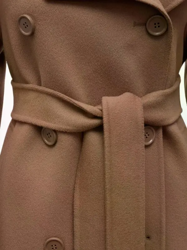 Max Mara Double-breasted Belted Coat