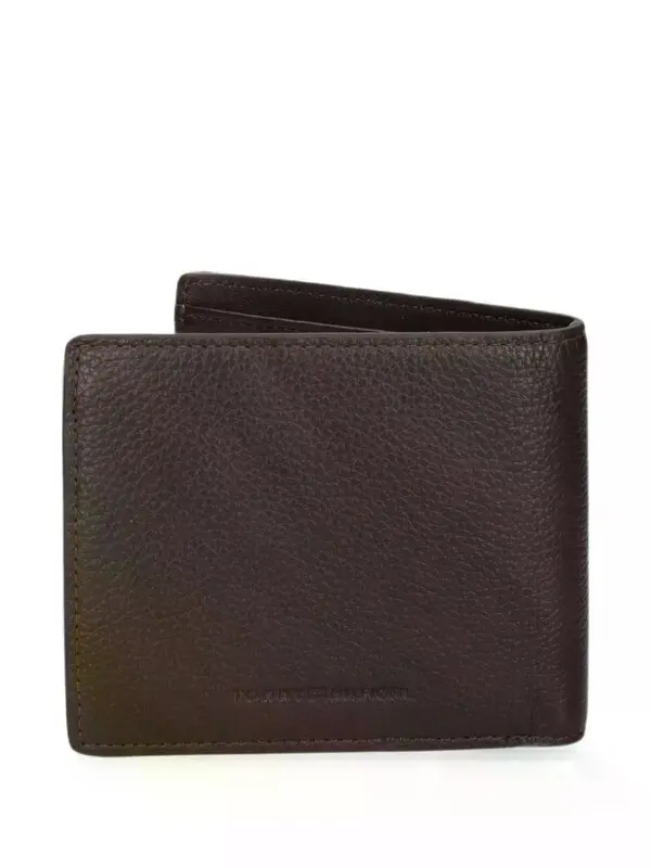 Tommy Hilfiger Logo-plaque Grained-leather Wallet
