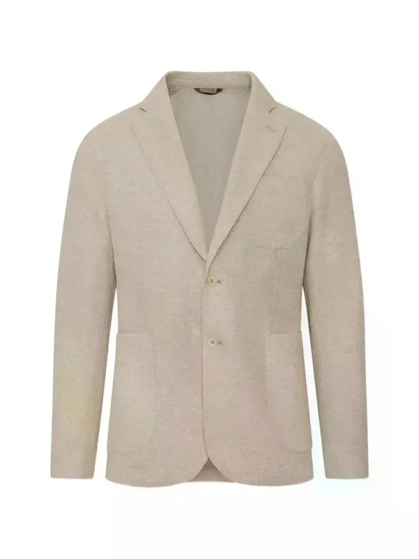PATRICK ASSARAF Single-breasted Patch-pocket Blazer