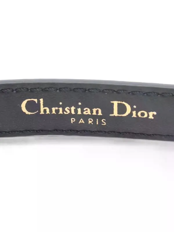 Dior Heart-print Logo Plaque Belt