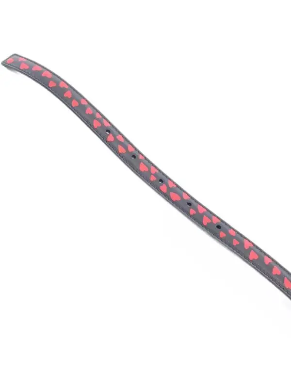 Dior Heart-print Logo Plaque Belt