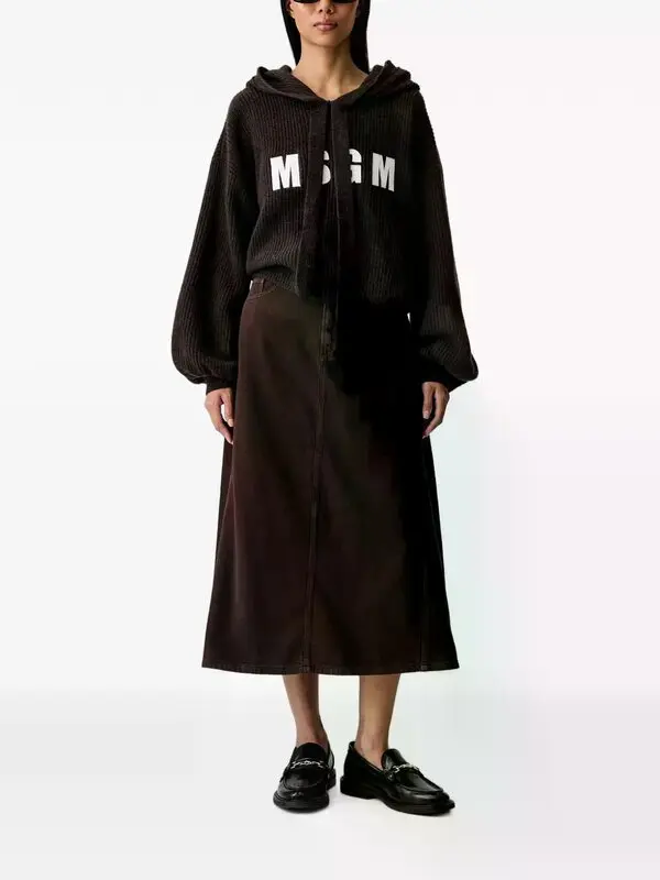 Marc O'polo A-line Denim Midi Skirt