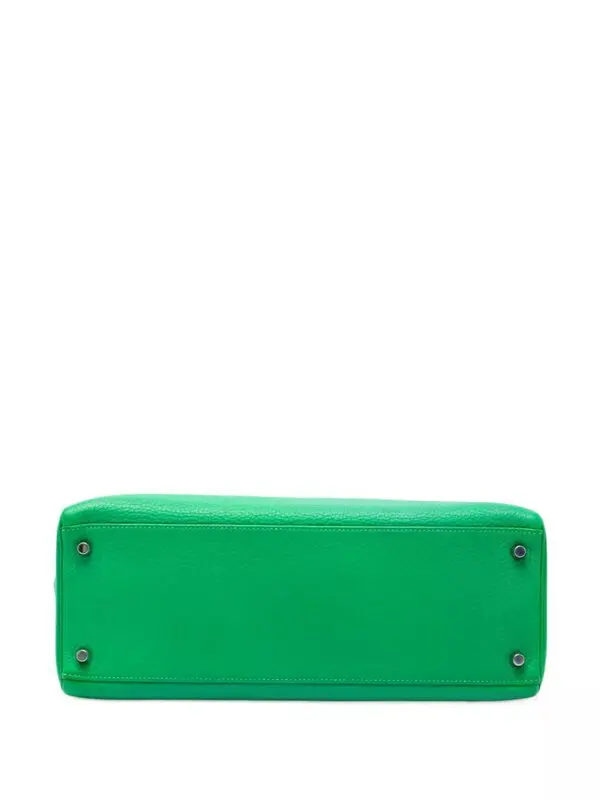Hermès Kelly Ii Retourne 35 Satchel - Green