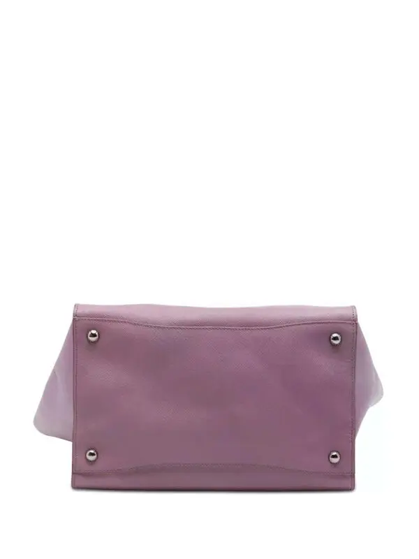 Prada Saffiano Twin Pocket Satchel