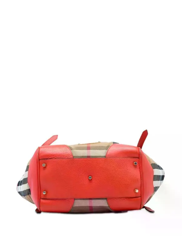 Burberry House Check Canvas Bridle Canterbury Tote Bag