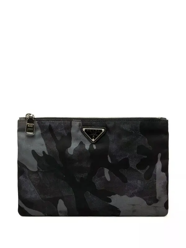 Prada Tessuto Camouflage Clutch Bag