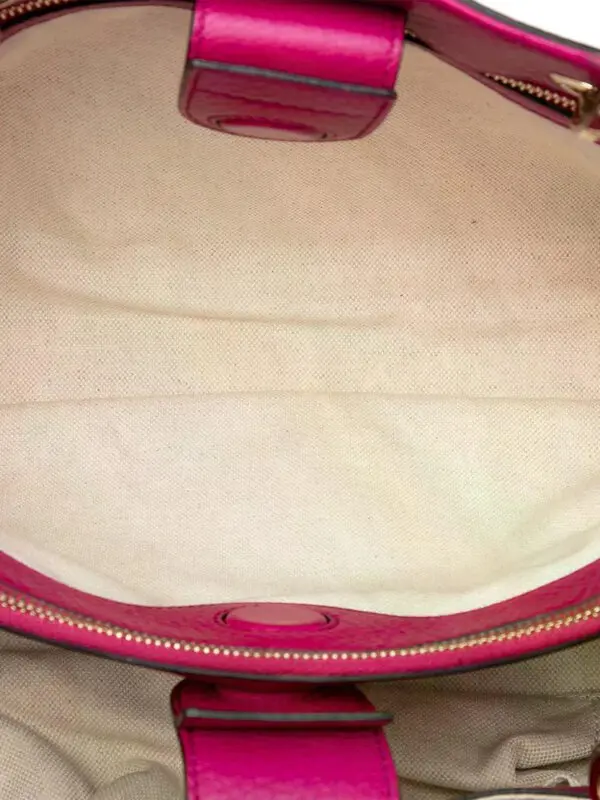 Gucci Bamboo Shopper Satchel - Pink