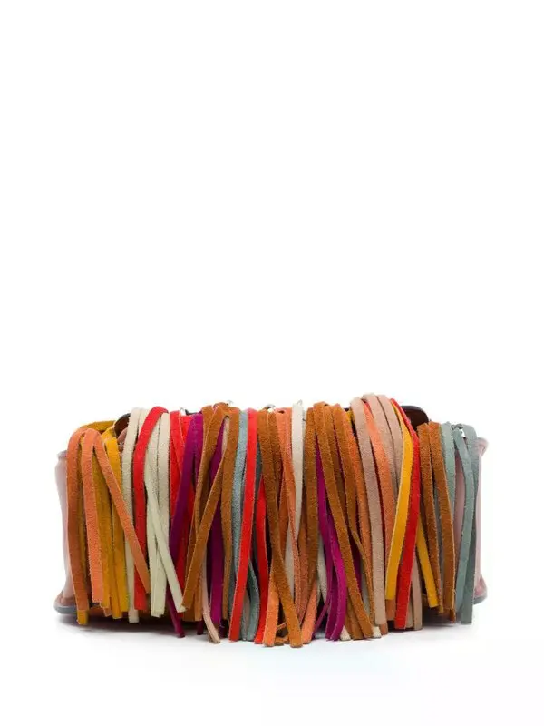 Chloé Small Calfskin Fringe Crossbody Bag