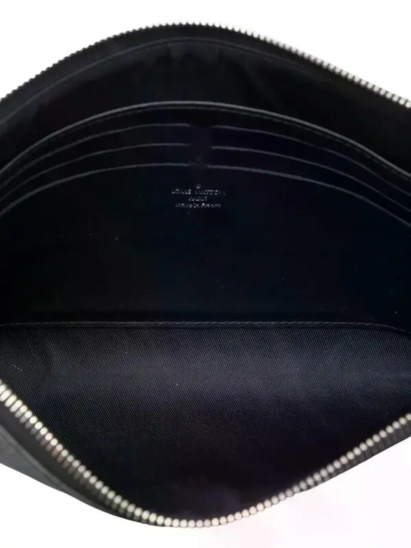 LOUIS VUITTON Damier Graphite Pochette Jour Mm Clutch Bag