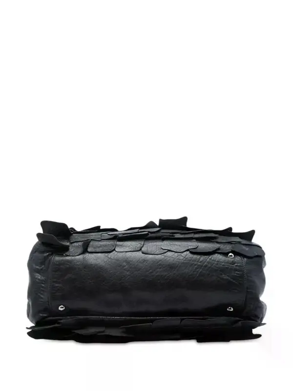 Miu Miu 2010 Nappa Tiered Ruffle Tote Bag