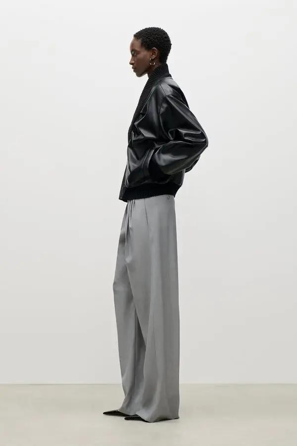 Victoria Beckham Zana Bomber Jacket - Black