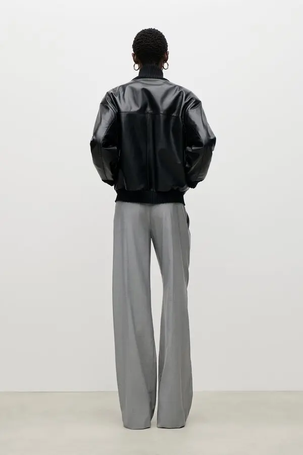 Victoria Beckham Zana Bomber Jacket - Black