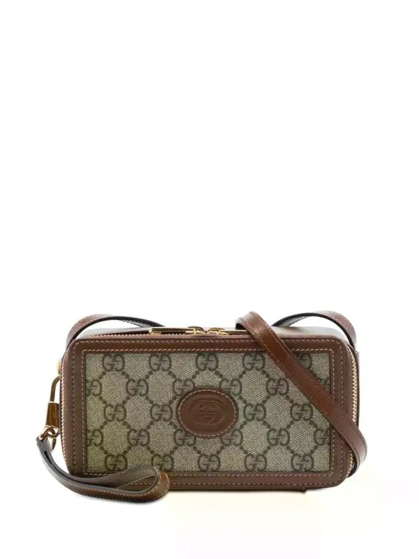 Gucci 2016-2026 Gg Supreme Interlocking G Crossbody Bag