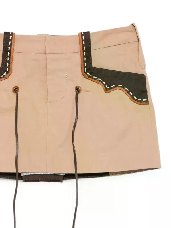Dsquared2 Contrast-panelled Mini Skirt